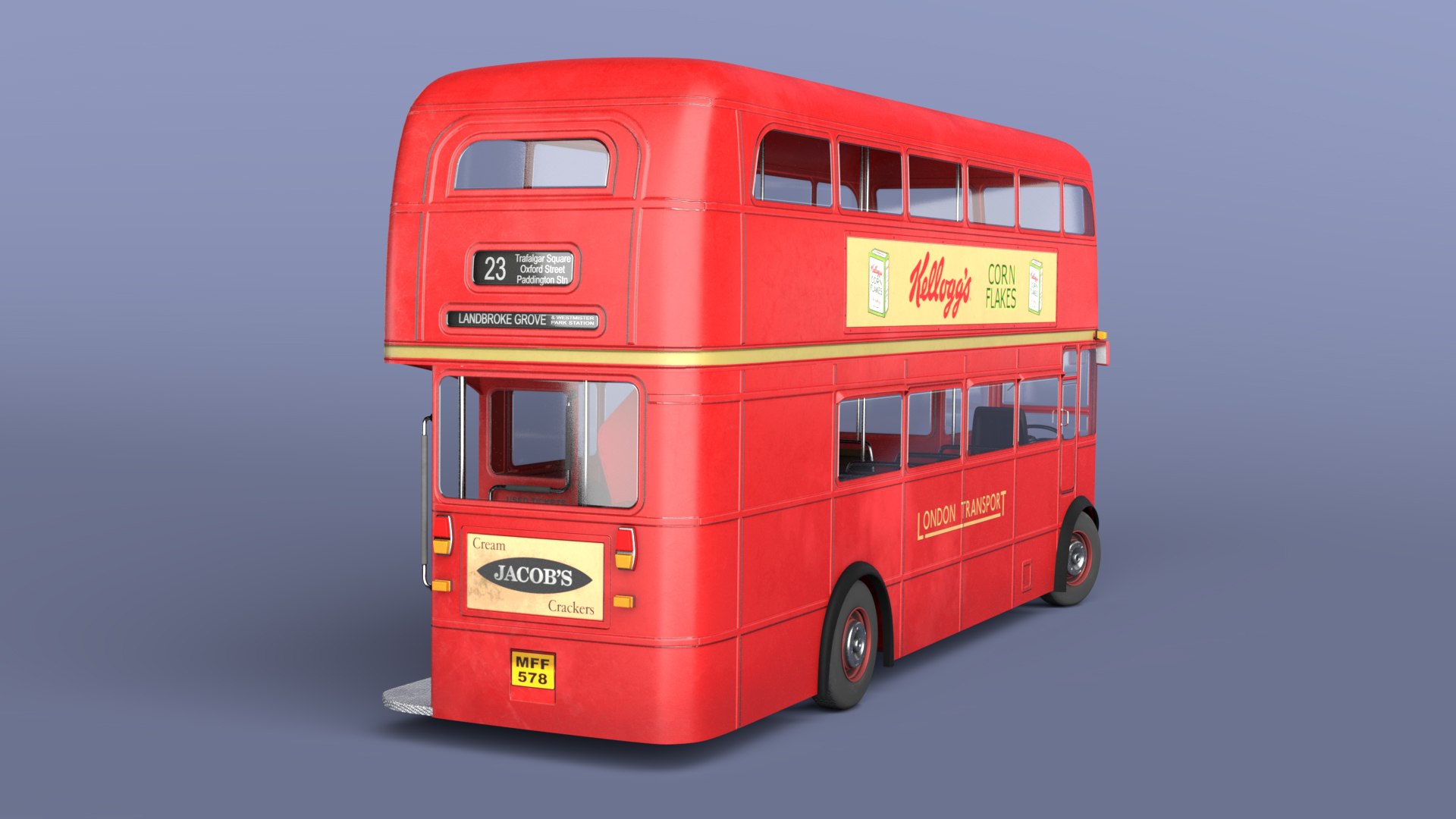 3D Model London Routemaster Bus - TurboSquid 1523303