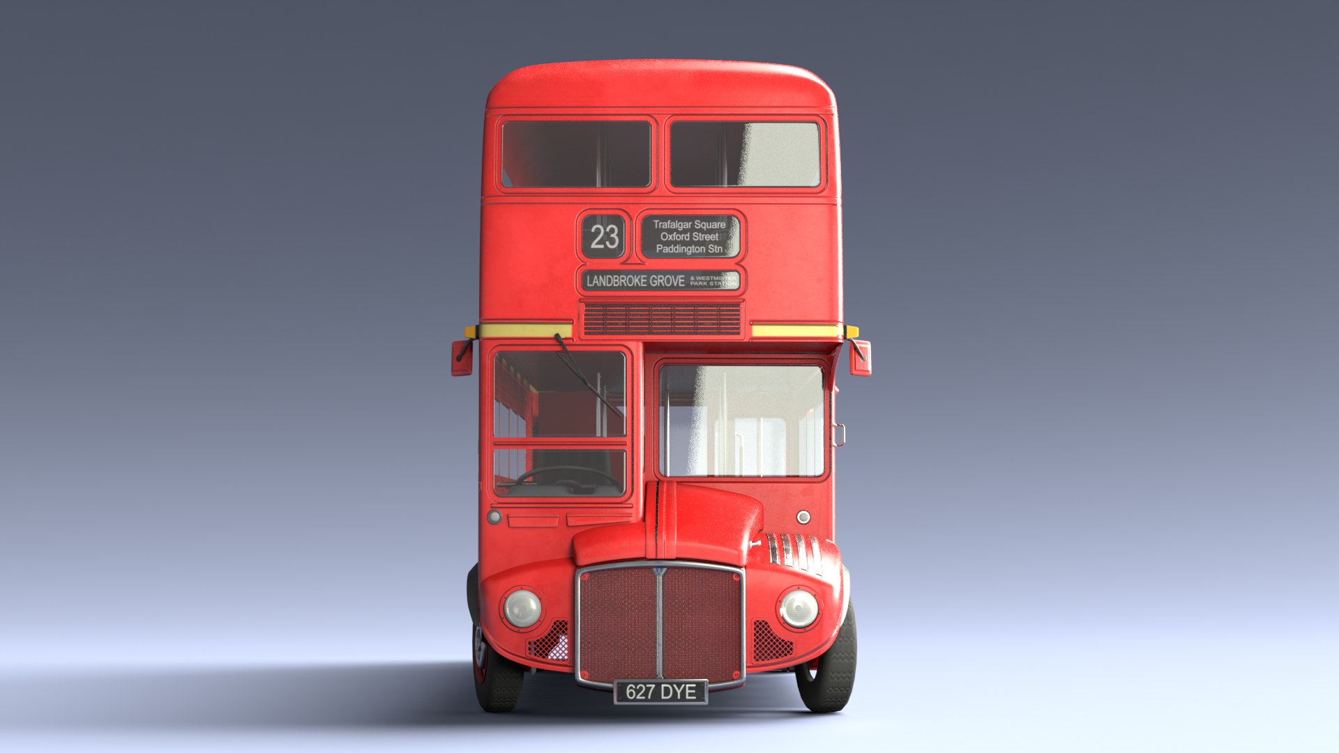 3D Model London Routemaster Bus - TurboSquid 1523303