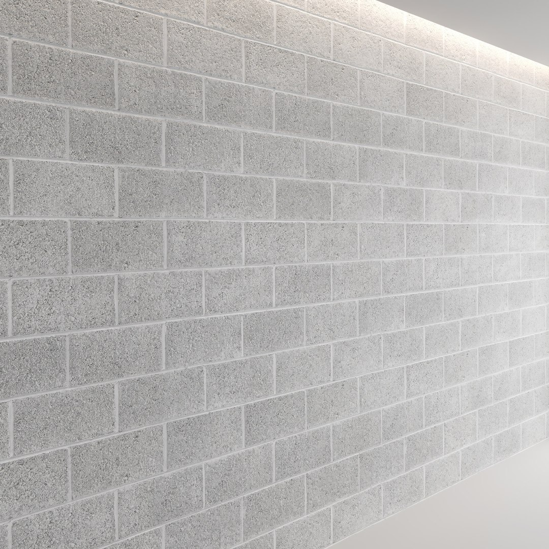 Block Wall Set 01 3D Model - TurboSquid 1724683