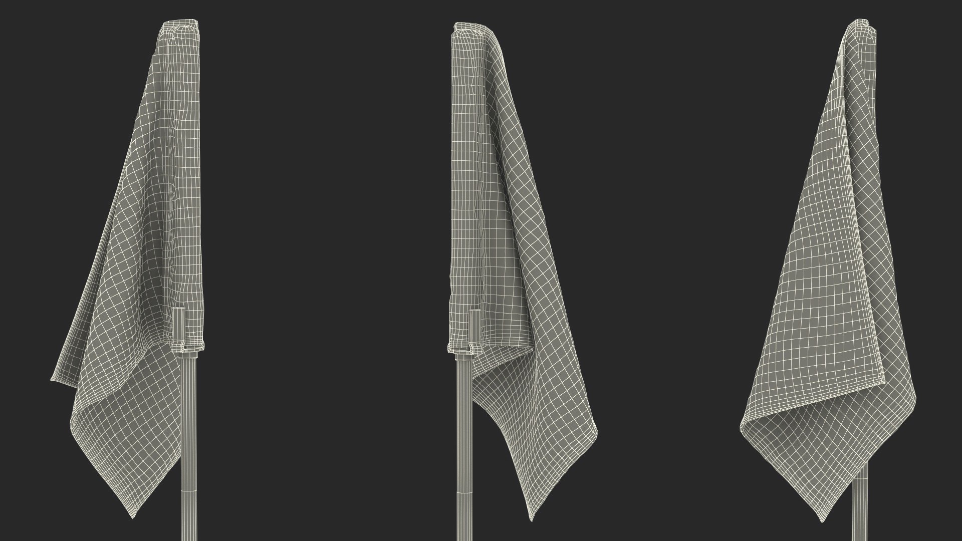 3D model Golf Course Flag - TurboSquid 2136231