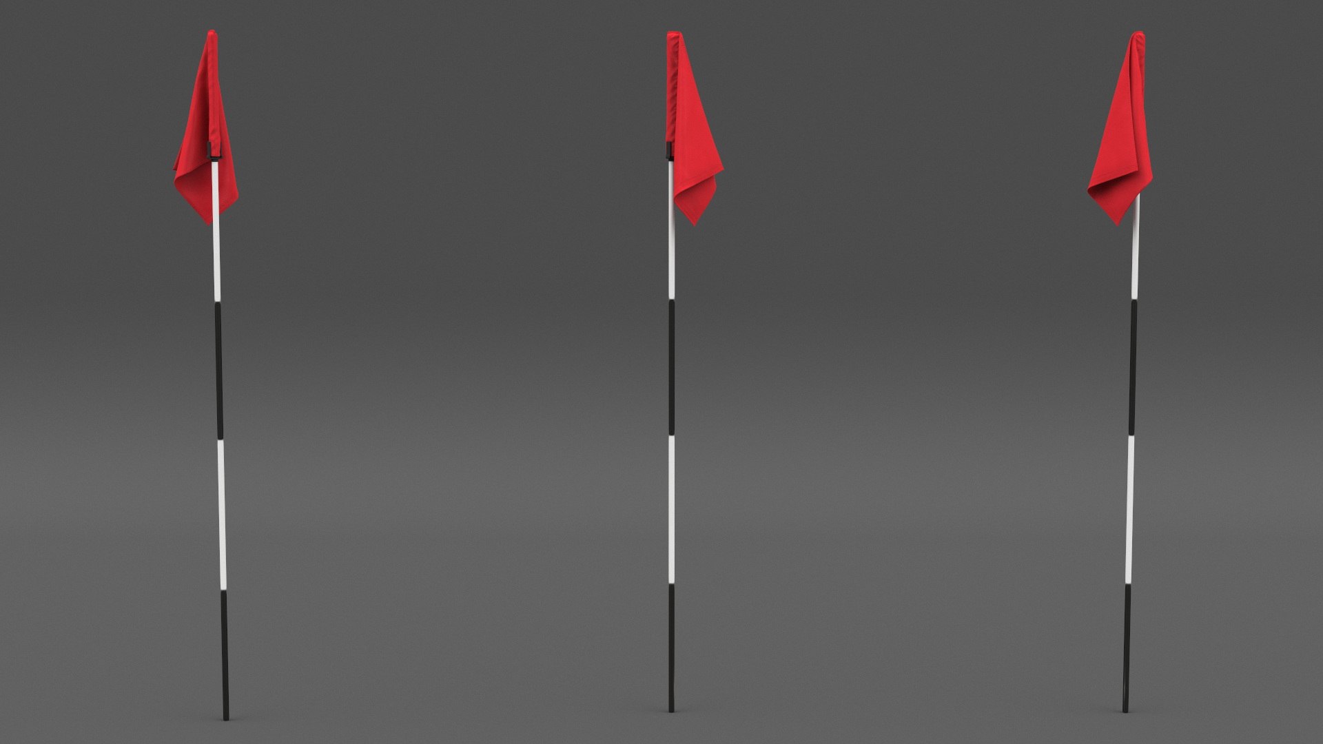3D Model Golf Course Flag - TurboSquid 2136231