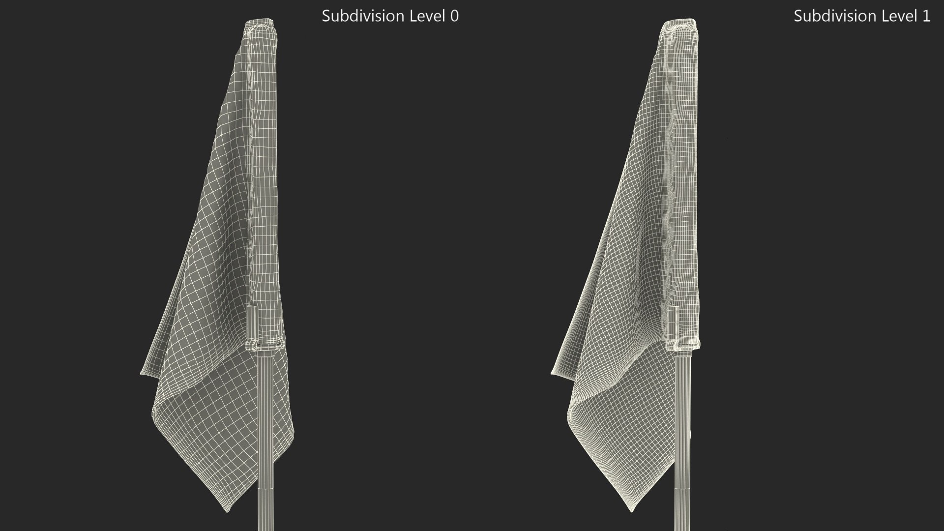 3D model Golf Course Flag - TurboSquid 2136231