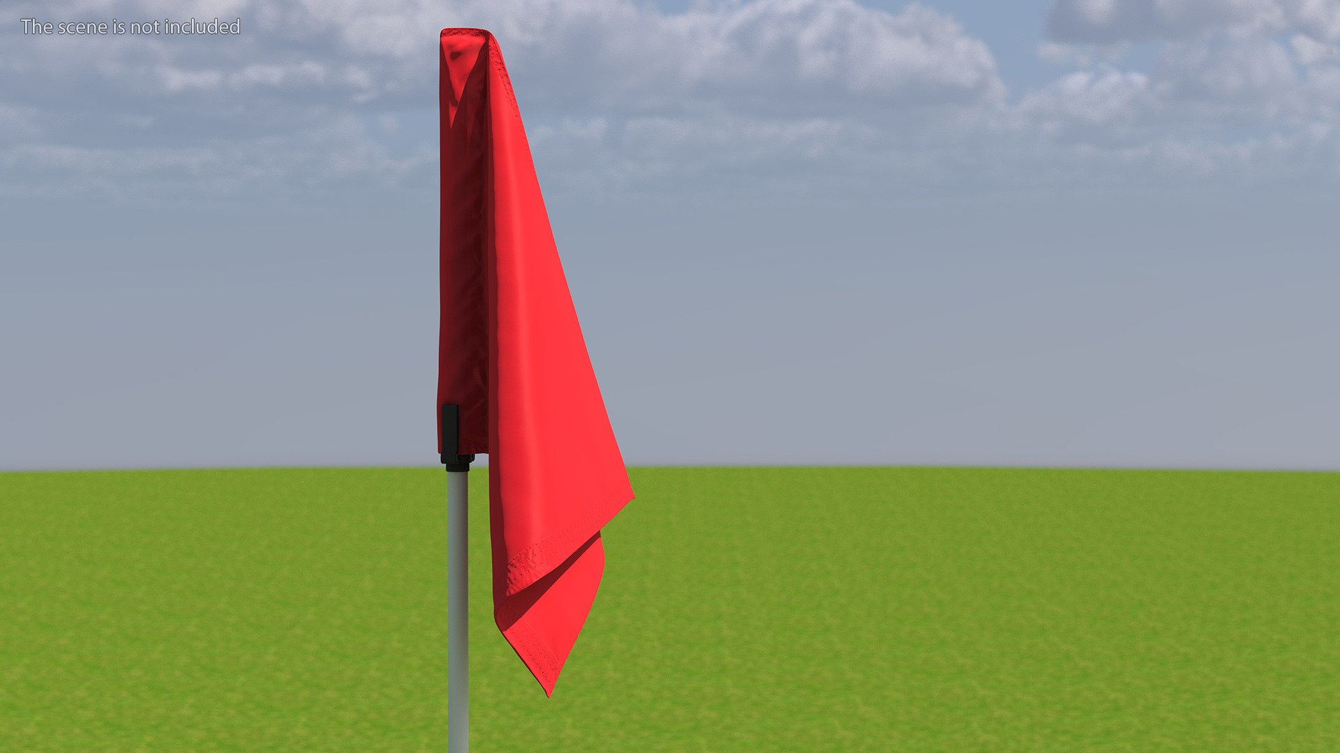 3D Model Golf Course Flag - TurboSquid 2136231