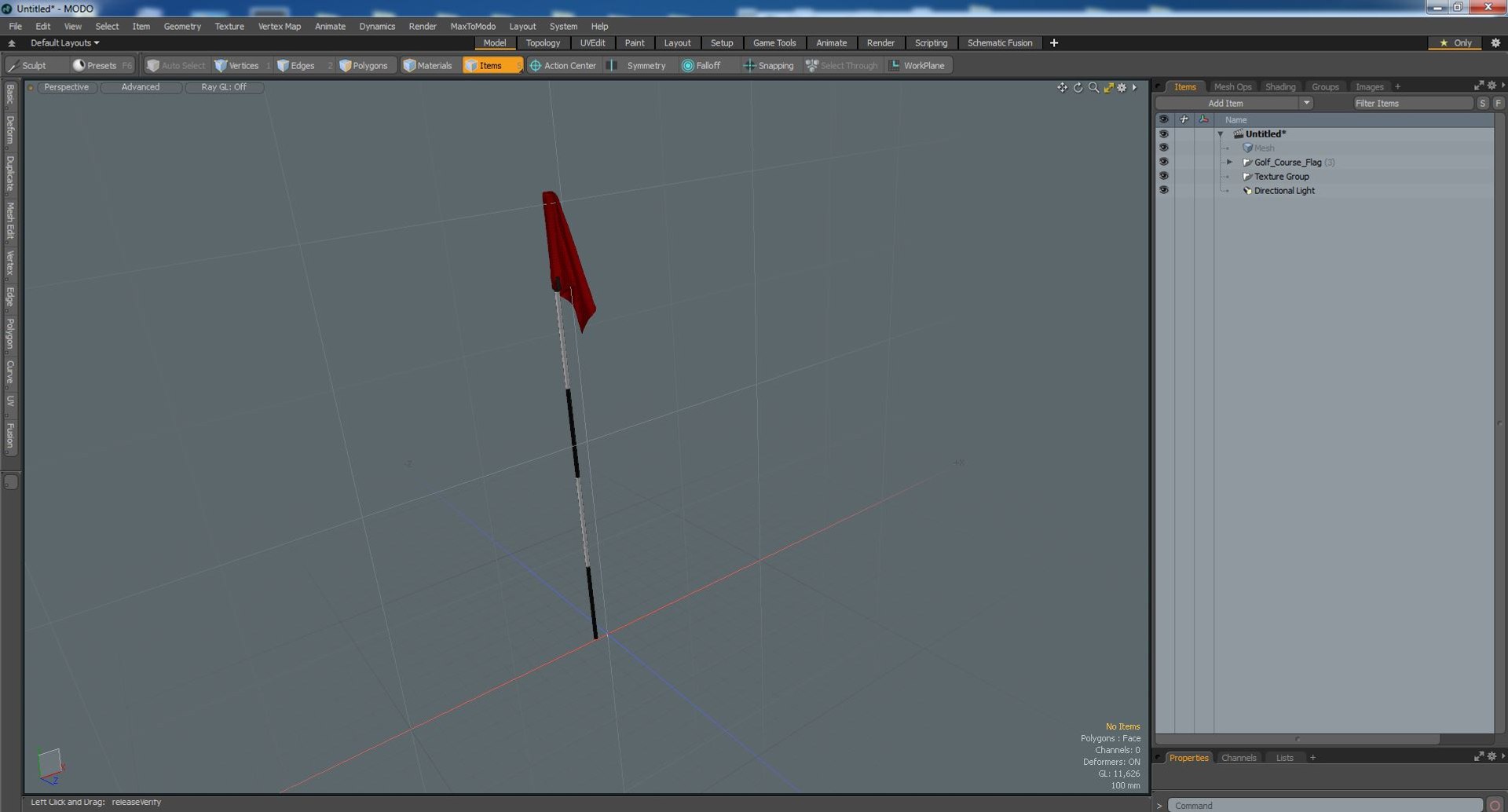 3D model Golf Course Flag - TurboSquid 2136231