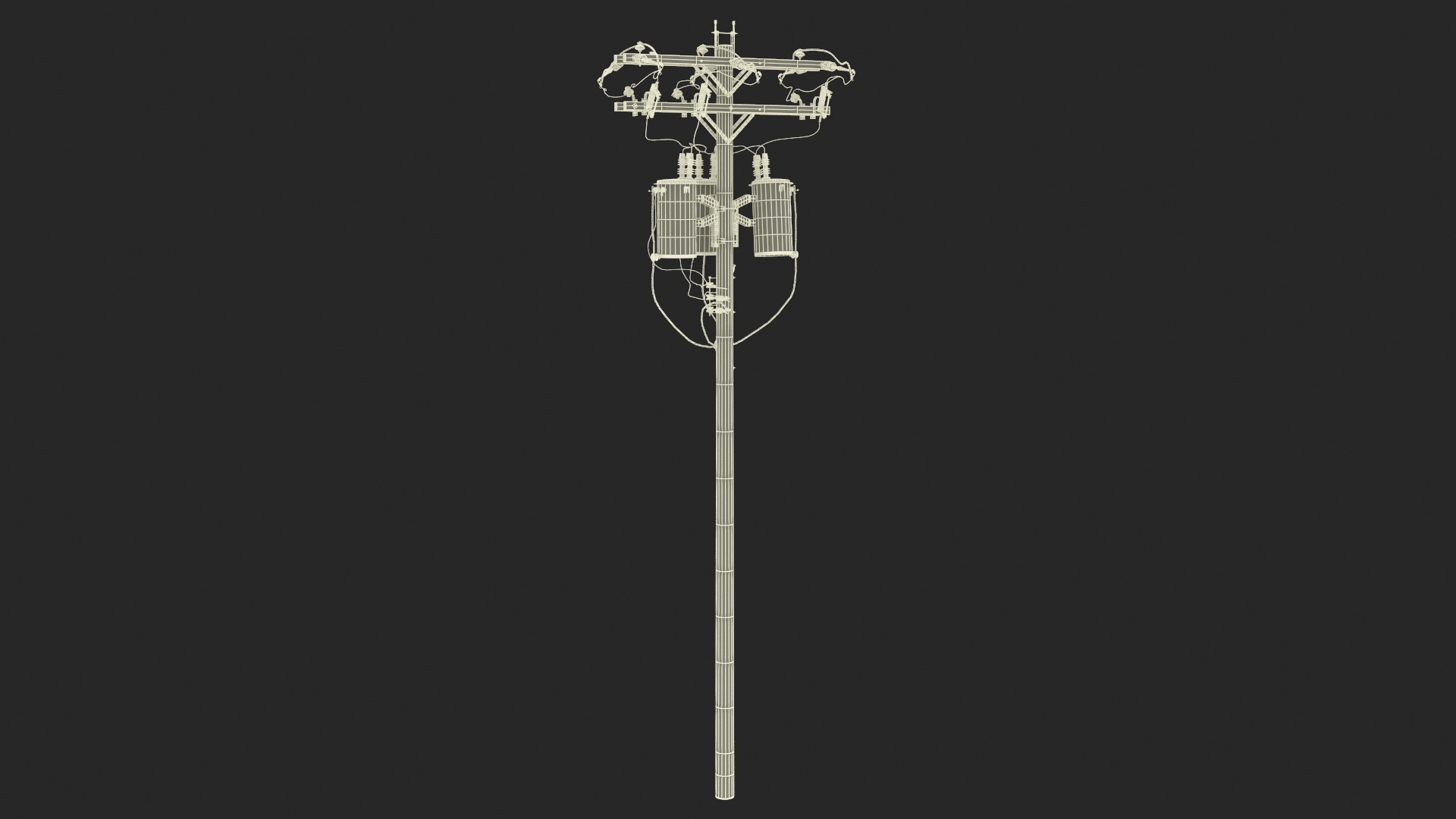 3D Utility Pole - TurboSquid 2142596