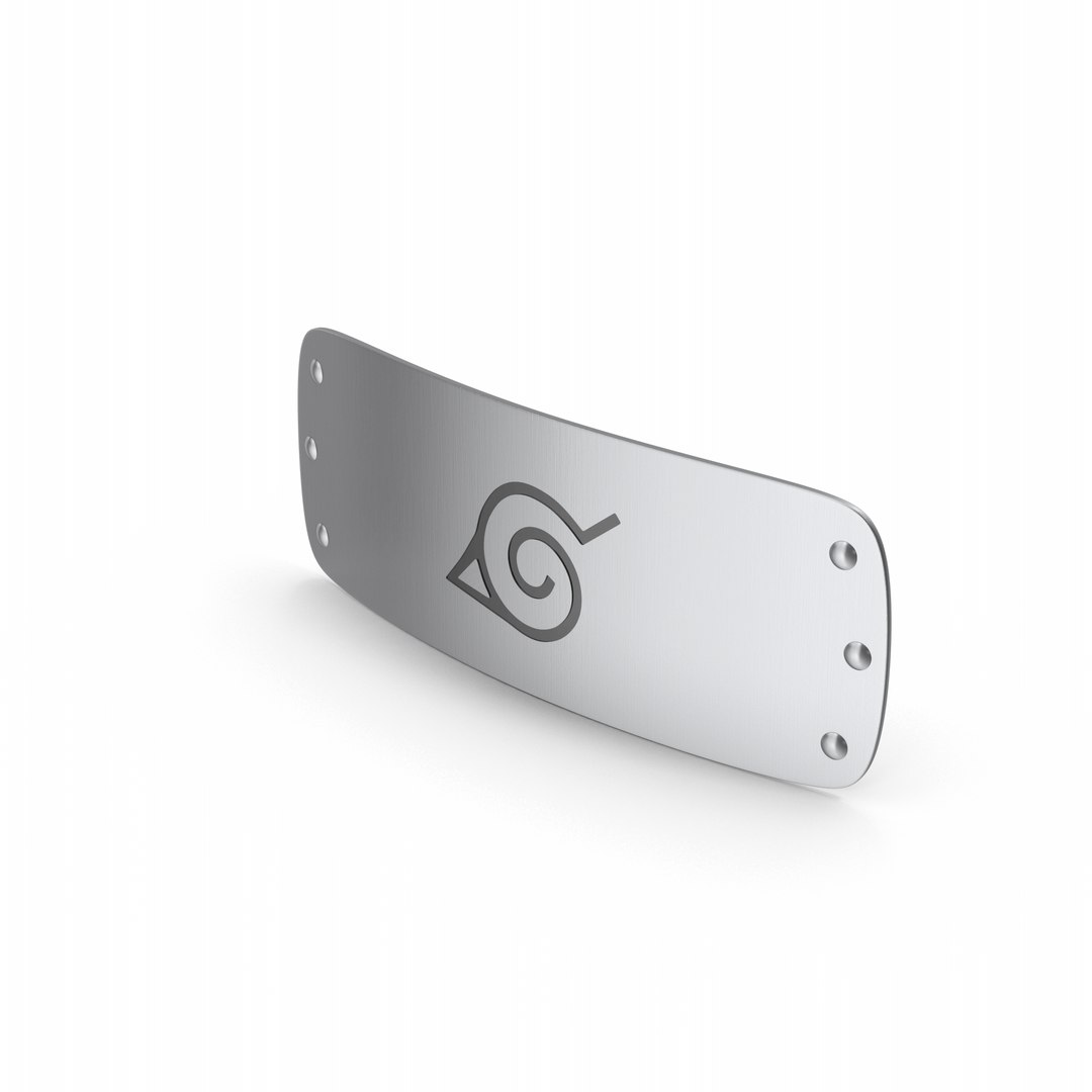 Konoha Head Band 3D model - TurboSquid 1846838