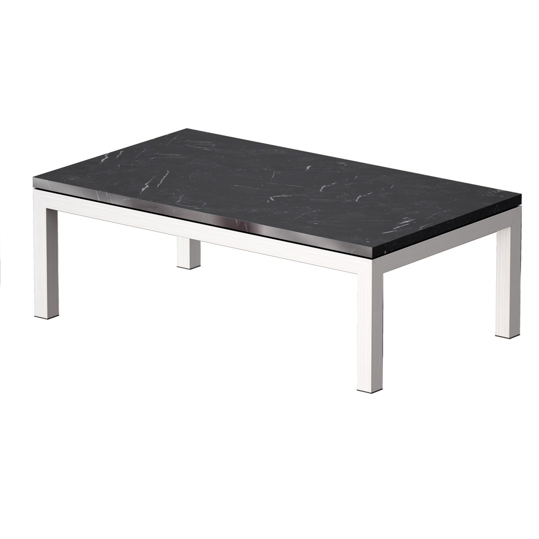 Coffee table stainless steel 3D model - TurboSquid 1620920
