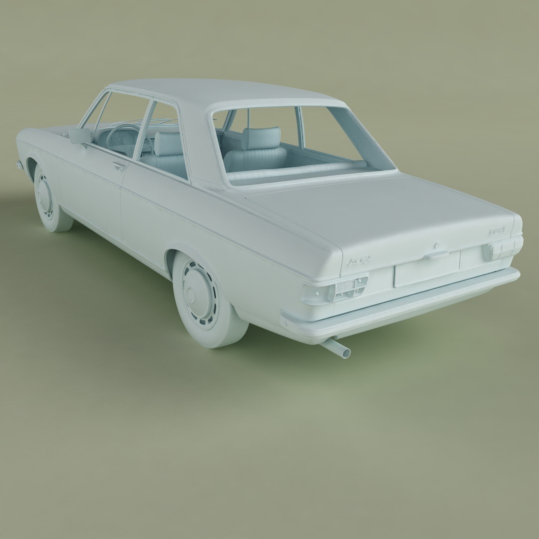 Audi 100 C1 3D Model - TurboSquid 1721682