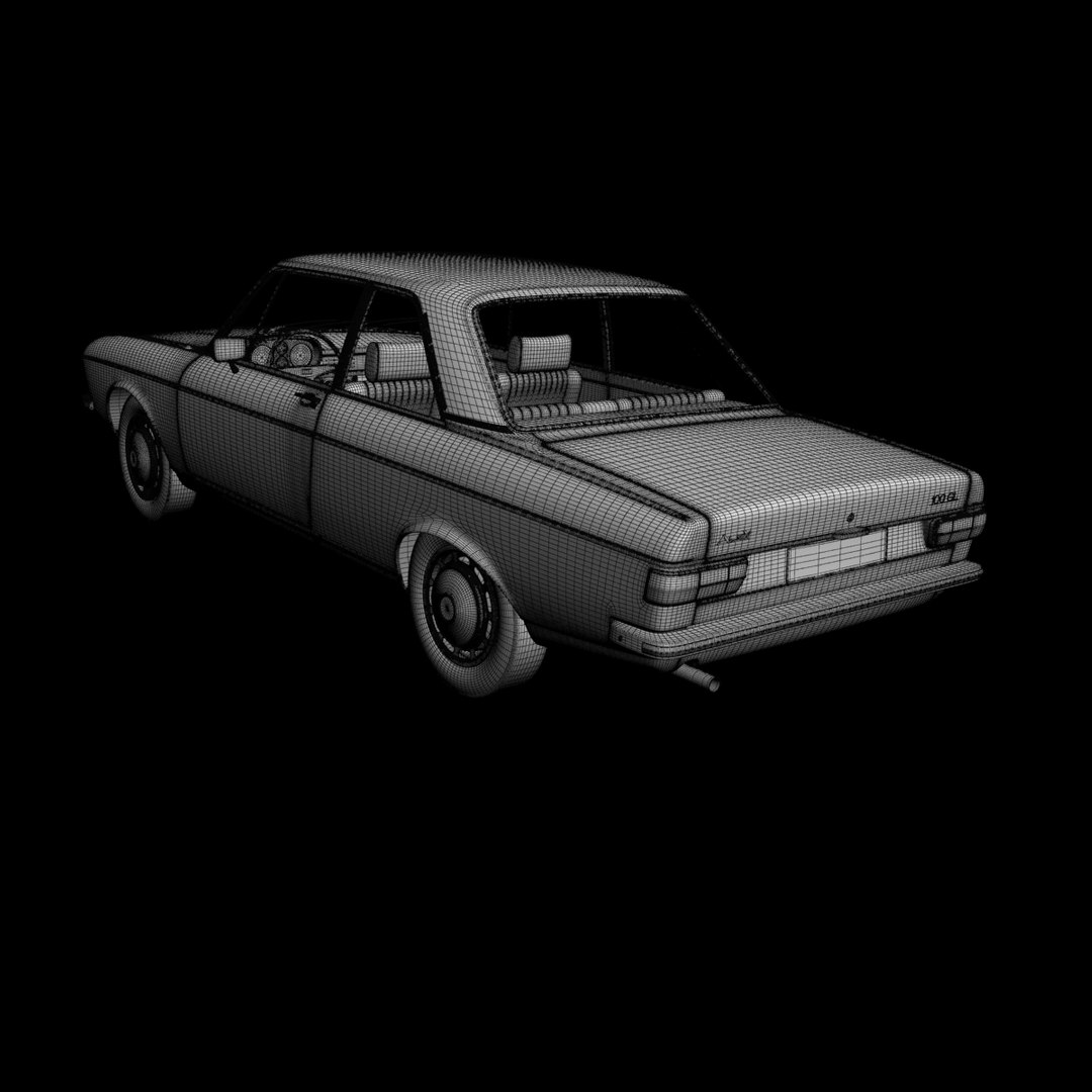 Audi 100 C1 3D Model - TurboSquid 1721682