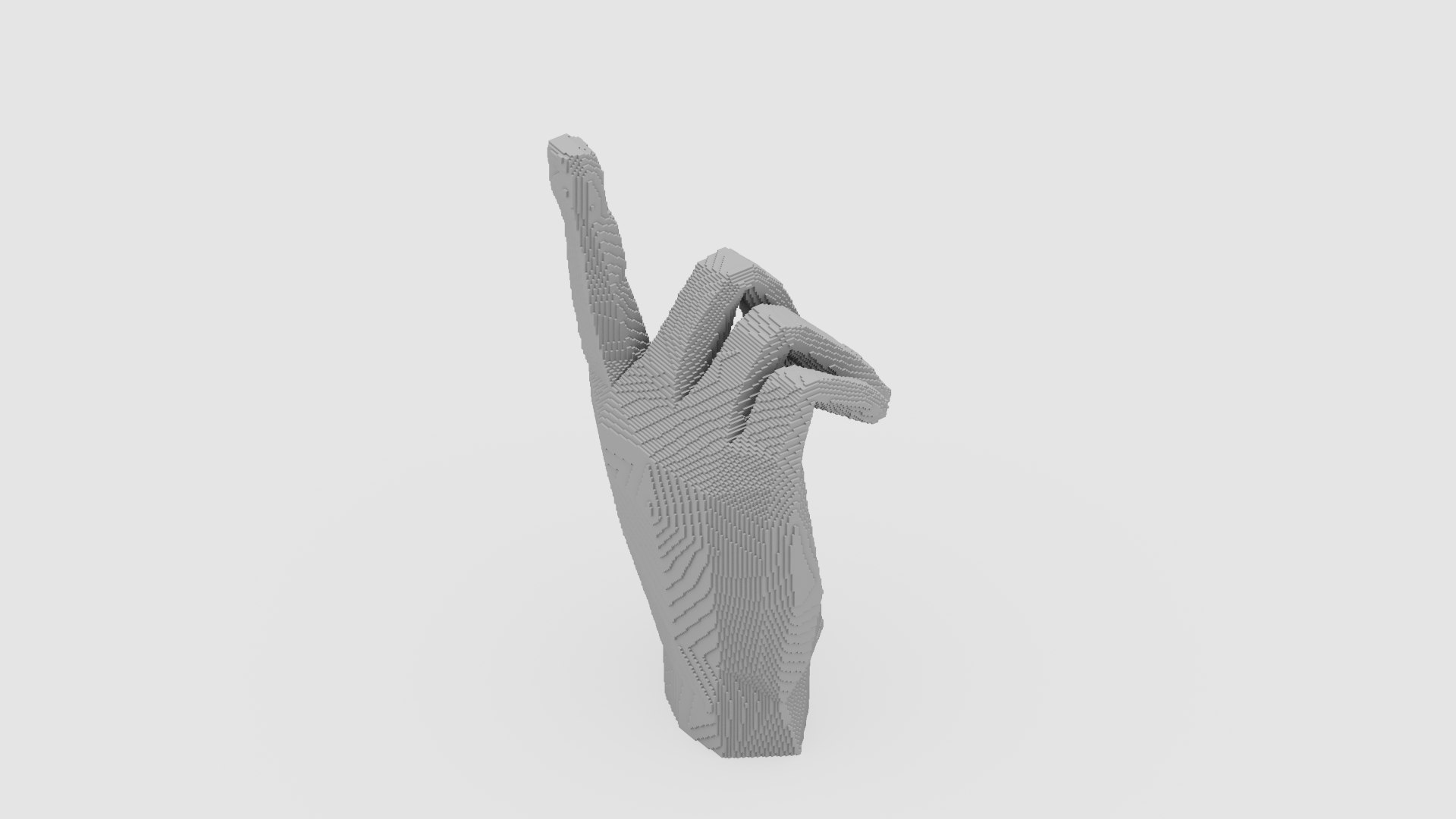 3D Voxel Hand Pointing - TurboSquid 1870007