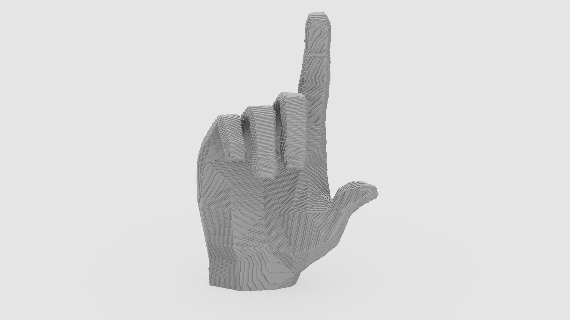 3D Voxel Hand Pointing - TurboSquid 1870007