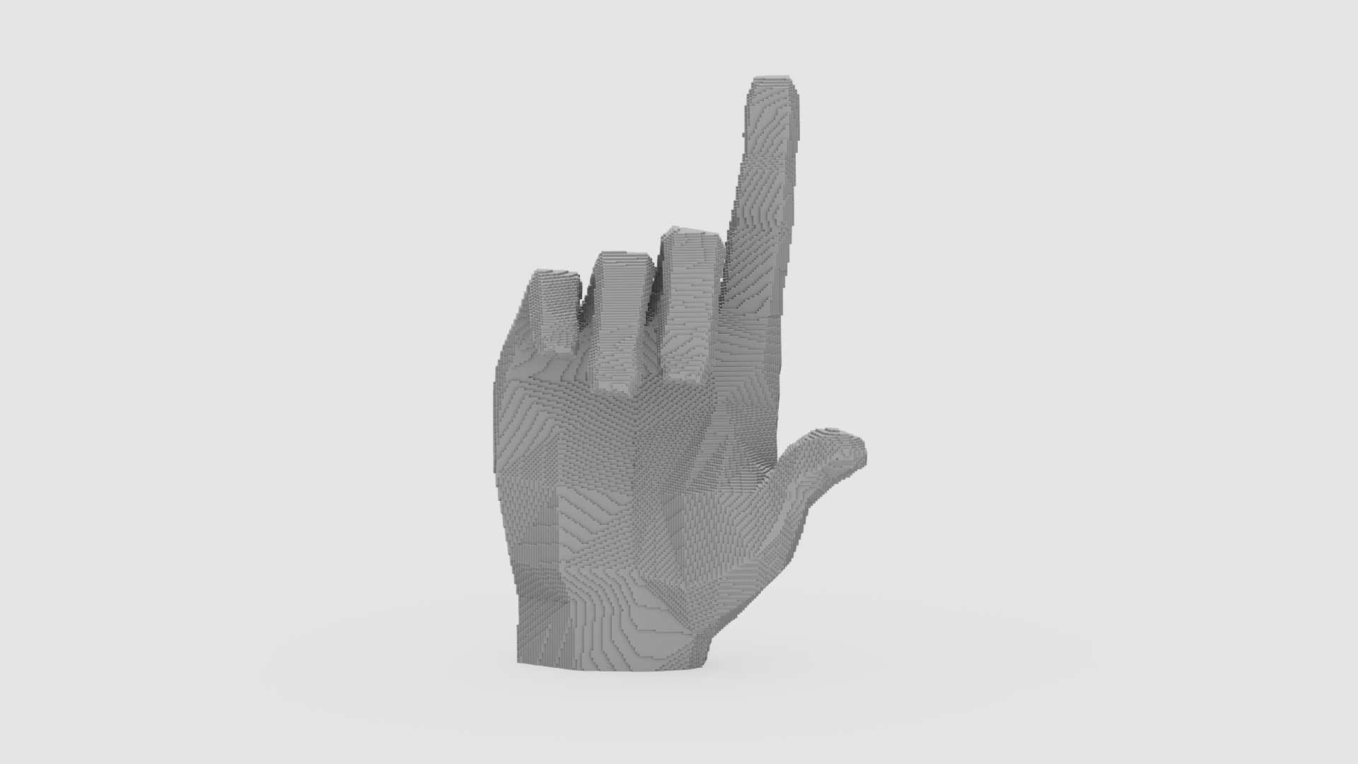 3D Voxel Hand Pointing - TurboSquid 1870007