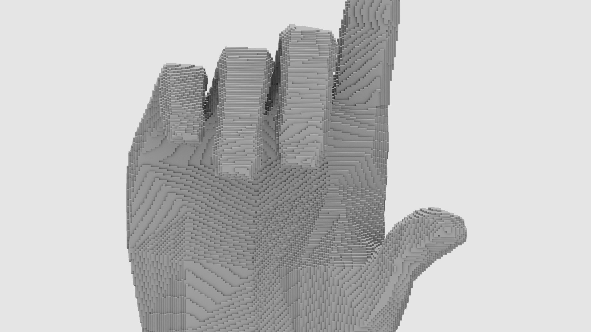 3D Voxel Hand Pointing - TurboSquid 1870007