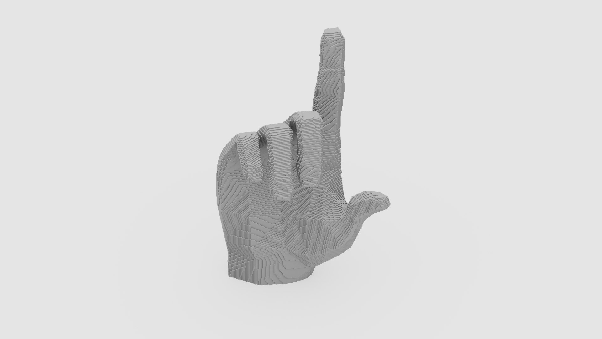3D Voxel Hand Pointing - TurboSquid 1870007