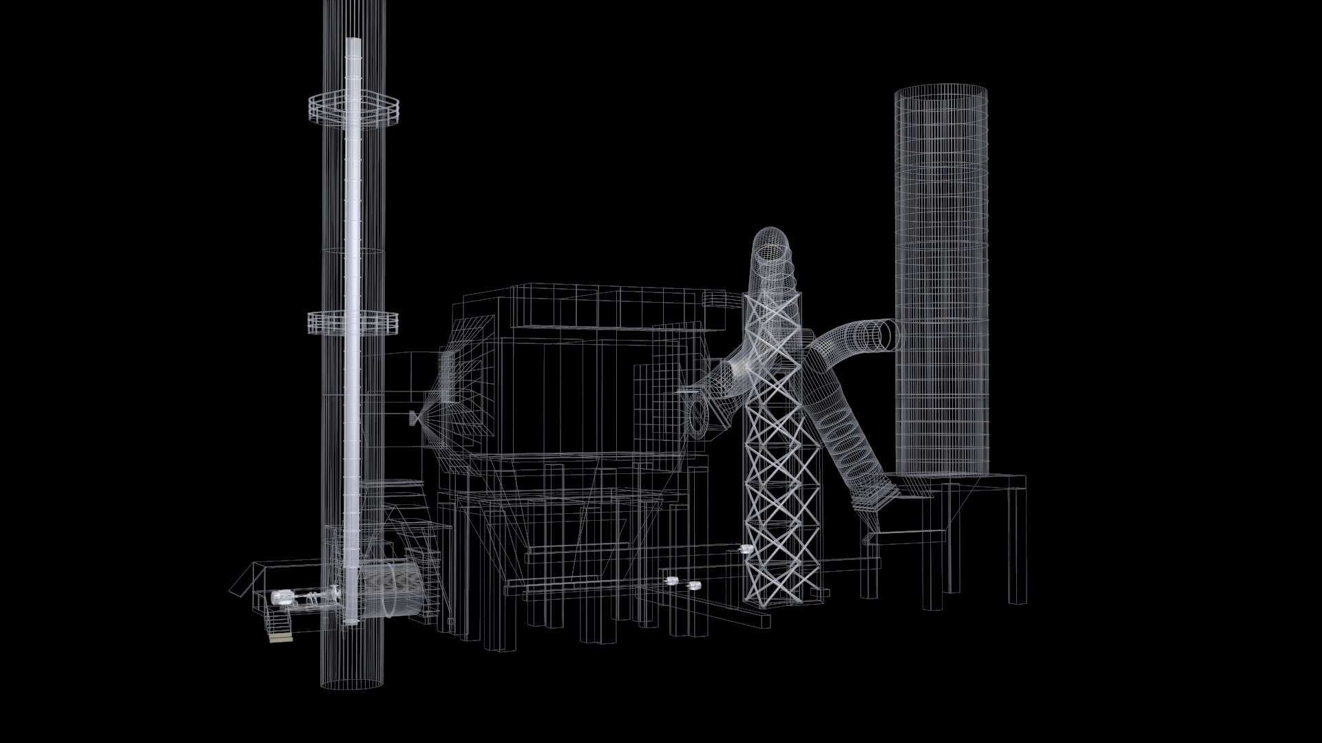 3D CEMENT PLANT IN 3D Model - TurboSquid 1884265