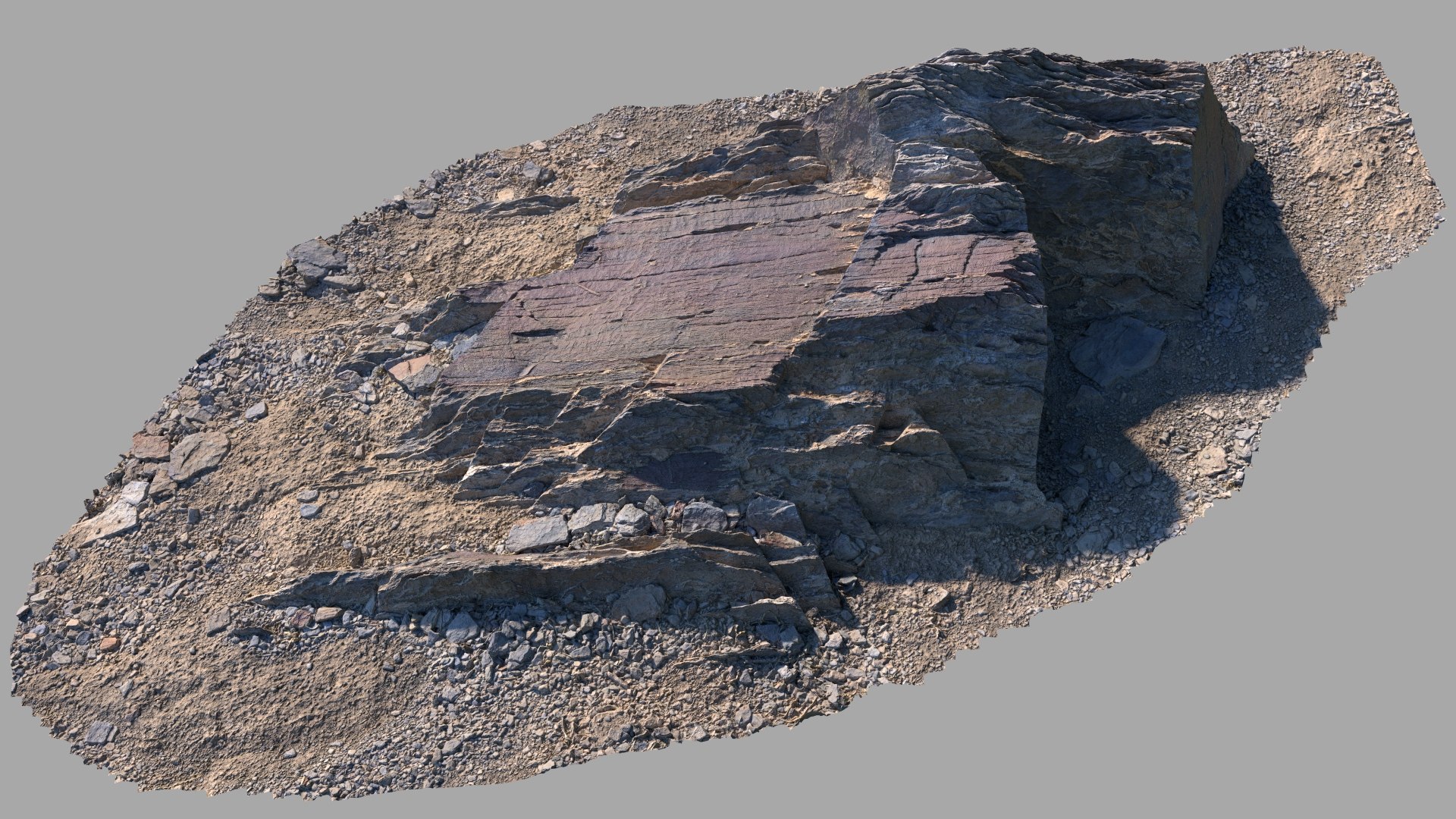 Ground Rock 2 3D Model - TurboSquid 1705574