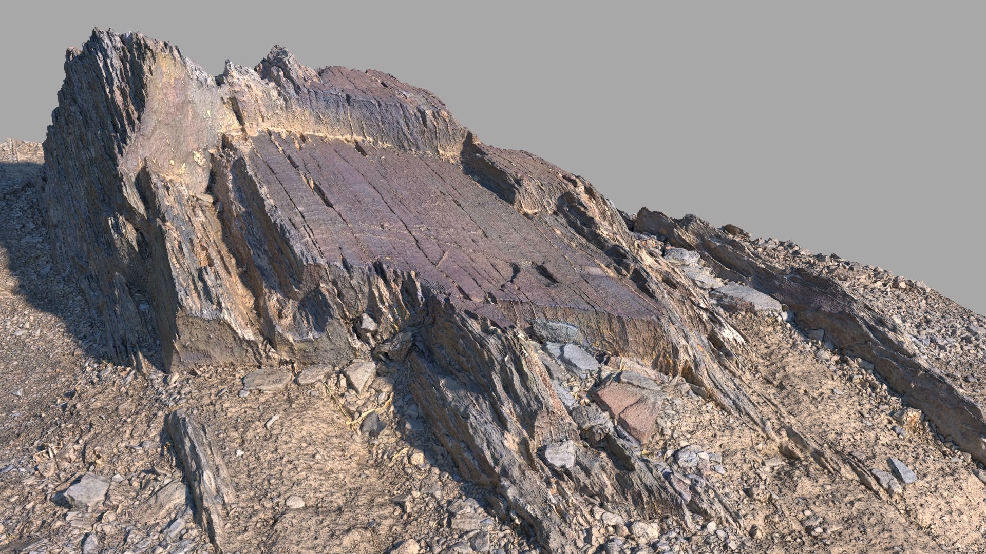 Ground Rock 2 3D Model - TurboSquid 1705574