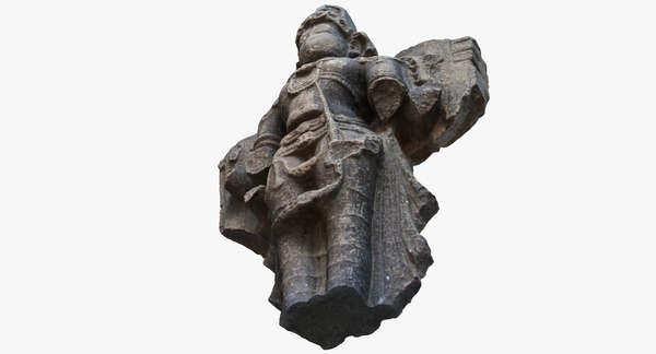 3d model of hampi sculpture 1