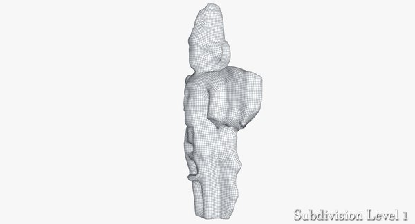 3d model of hampi sculpture 1