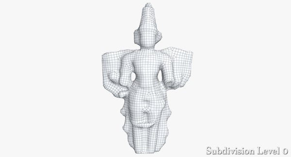 3d model of hampi sculpture 1