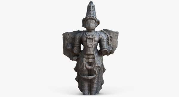 3d model of hampi sculpture 1