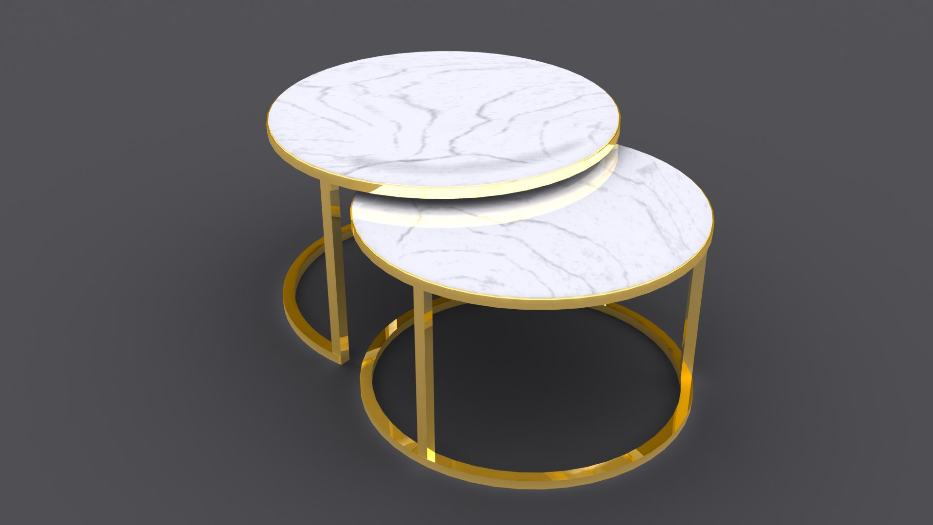Nesting Tables 3D Model - TurboSquid 1820552