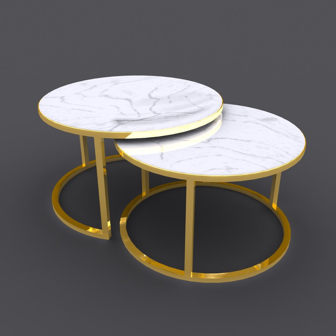 Nesting Tables 3D Model - TurboSquid 1820552