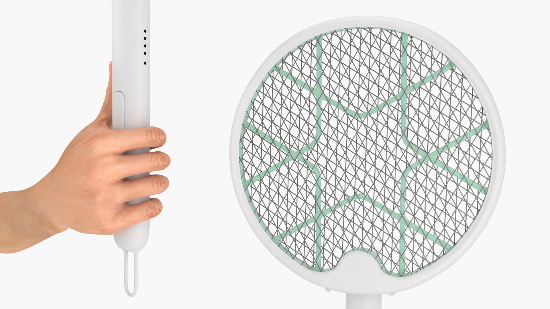 Foldable Electric Fly Swatter In Hand Model - TurboSquid 2384596