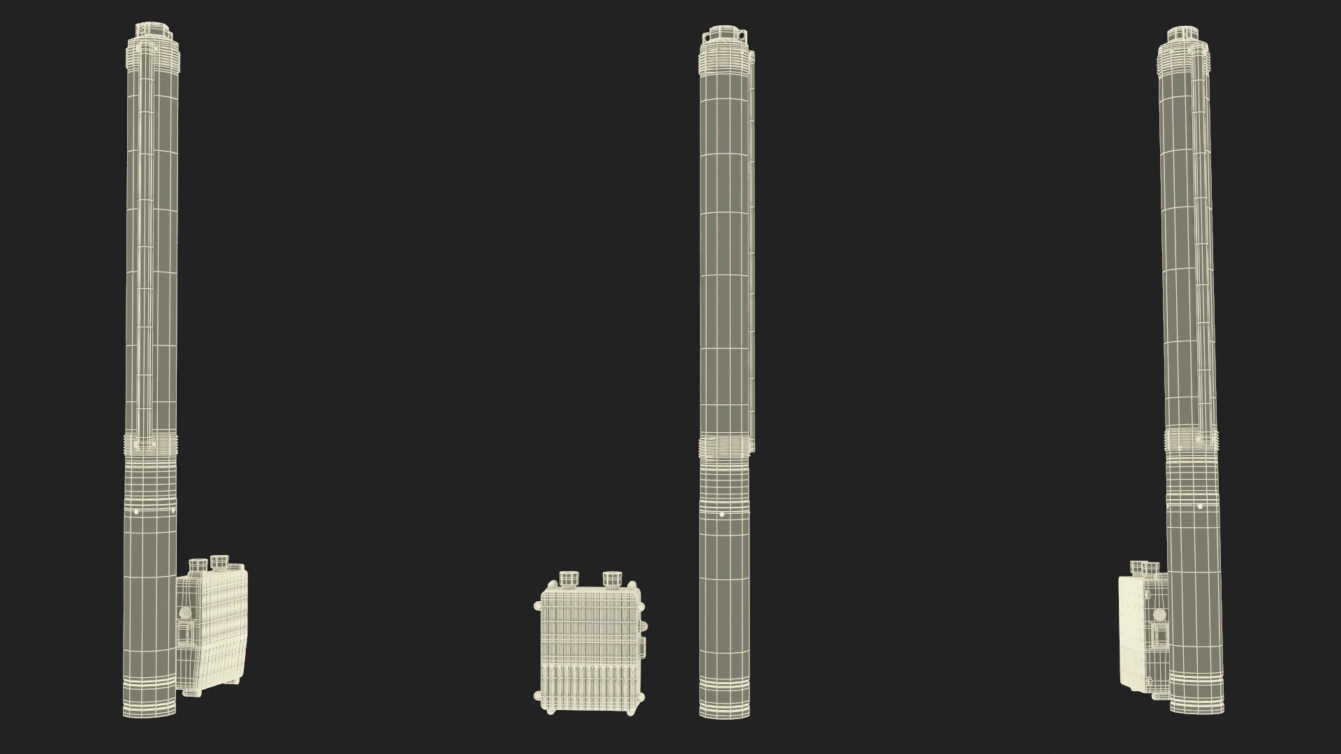 3D Stainless Steel Submersible Electric Water Pump Model - TurboSquid ...