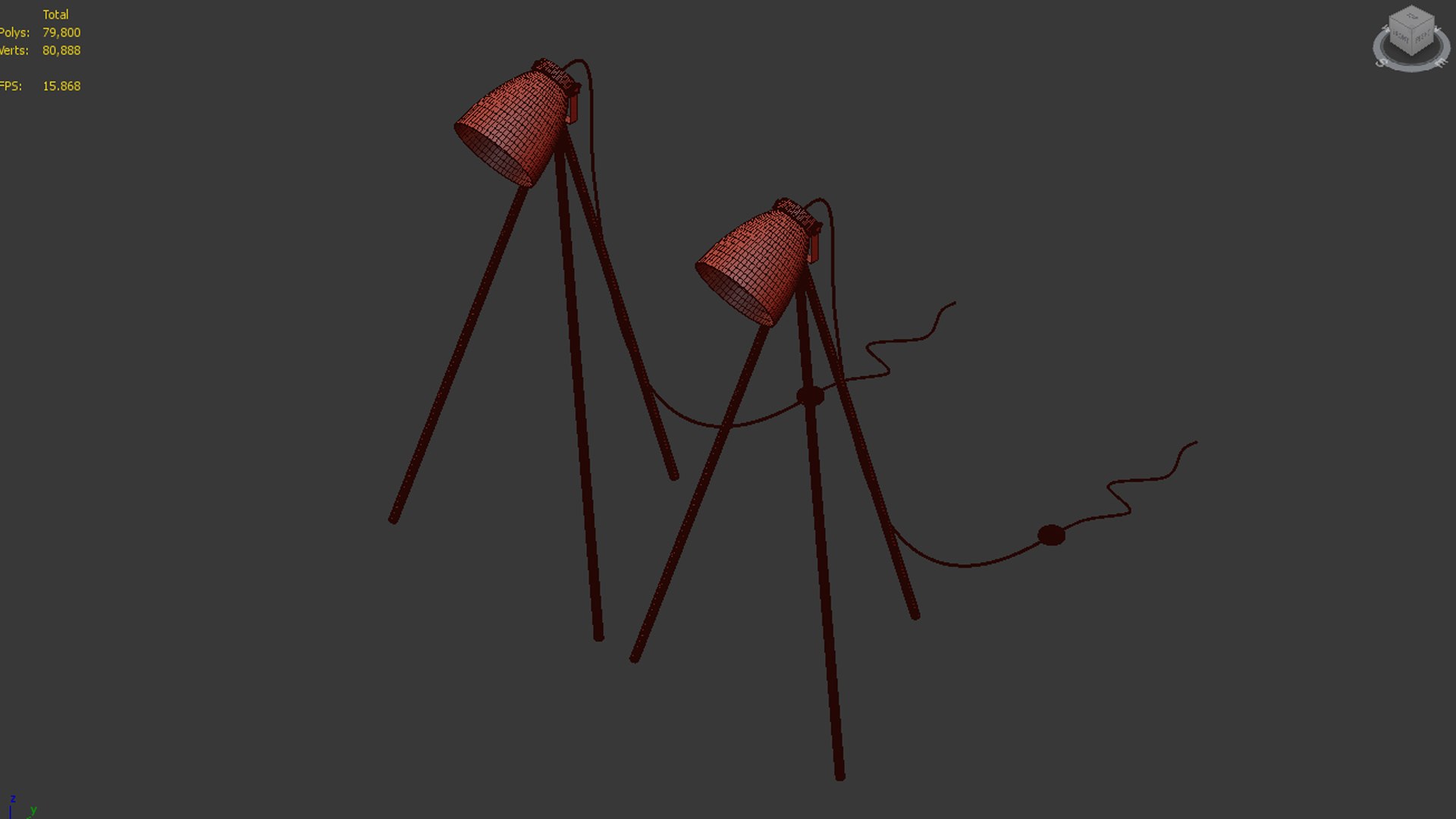 DIRECTORS FLOOR LAMP 3D model - TurboSquid 1905152