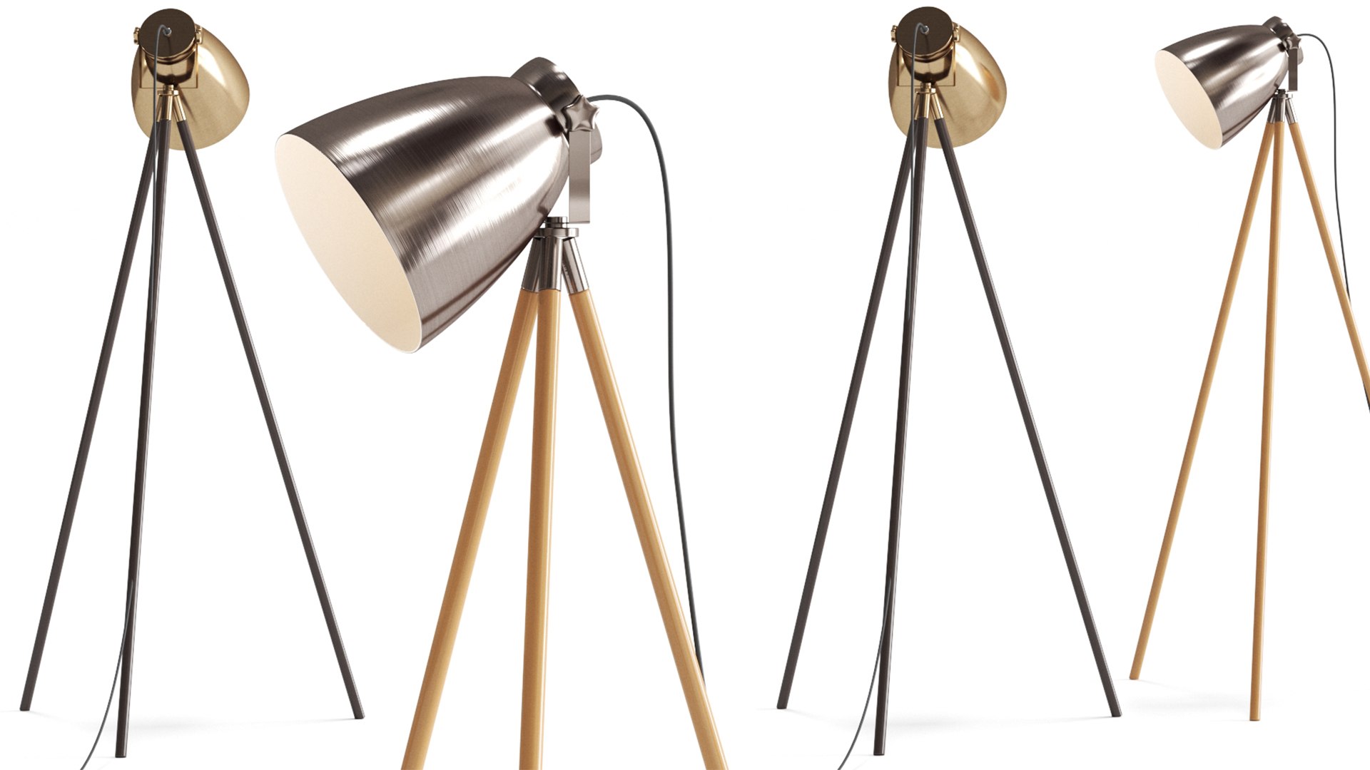 DIRECTORS FLOOR LAMP 3D model - TurboSquid 1905152