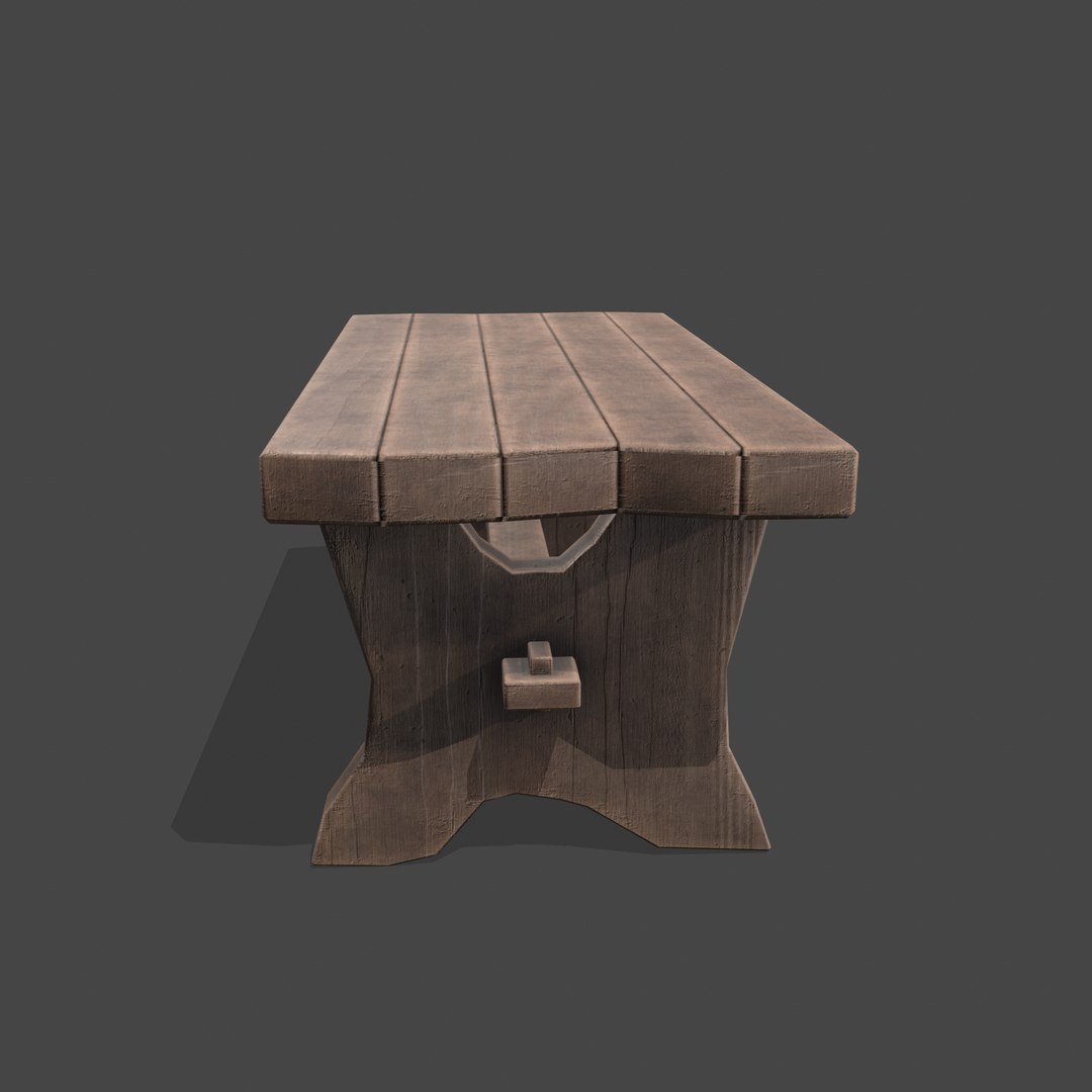 3D Blacksmith Bench Model - TurboSquid 1711310