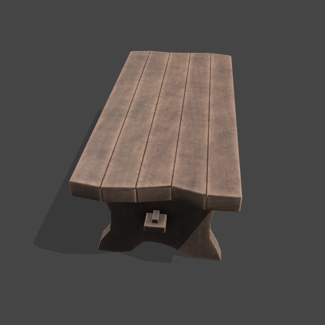 3D Blacksmith Bench Model - TurboSquid 1711310