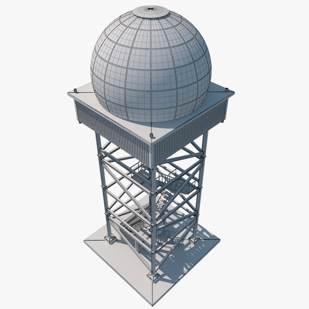 Radar Tower Obj