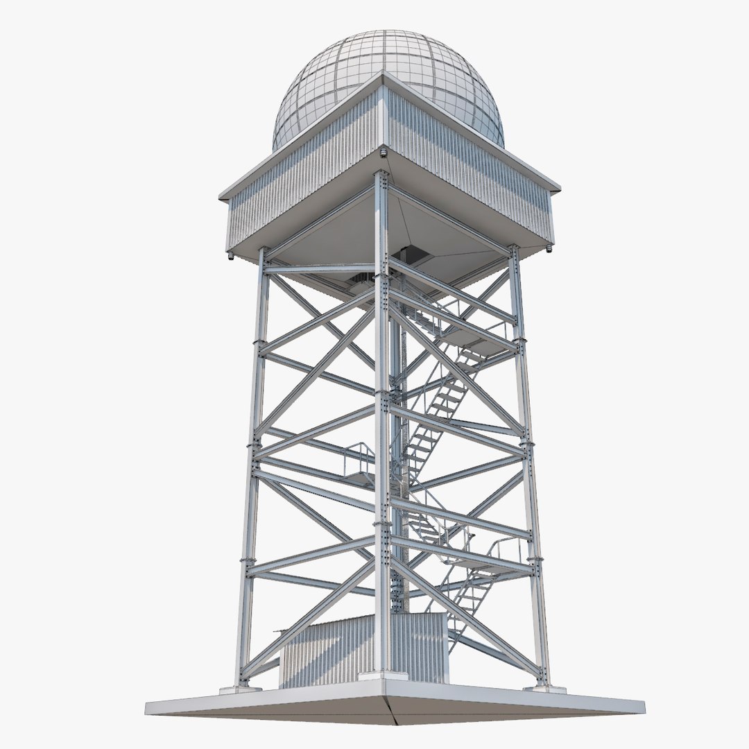 Radar Tower Obj