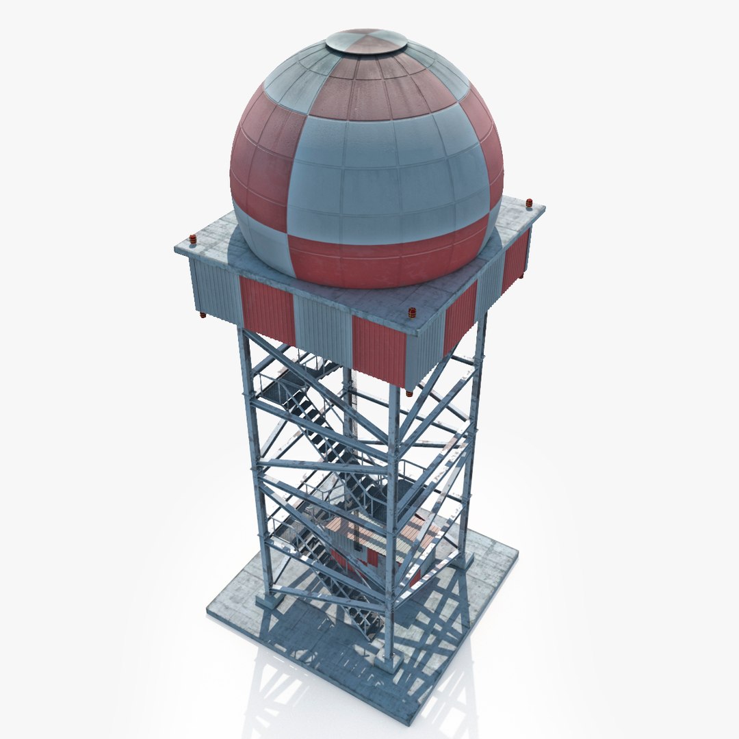 Radar Tower Obj