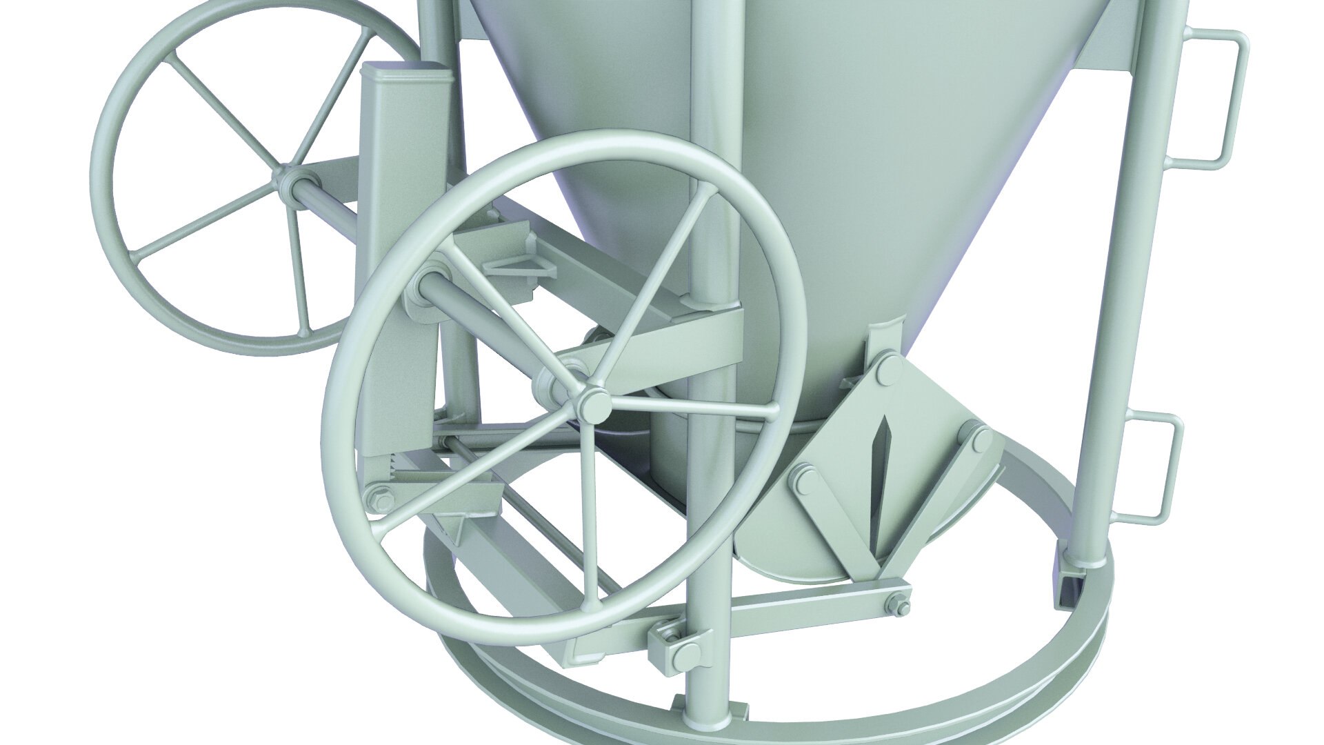 3D Model Industrial Concrete Bucket Hopper 1 - TurboSquid 1992885