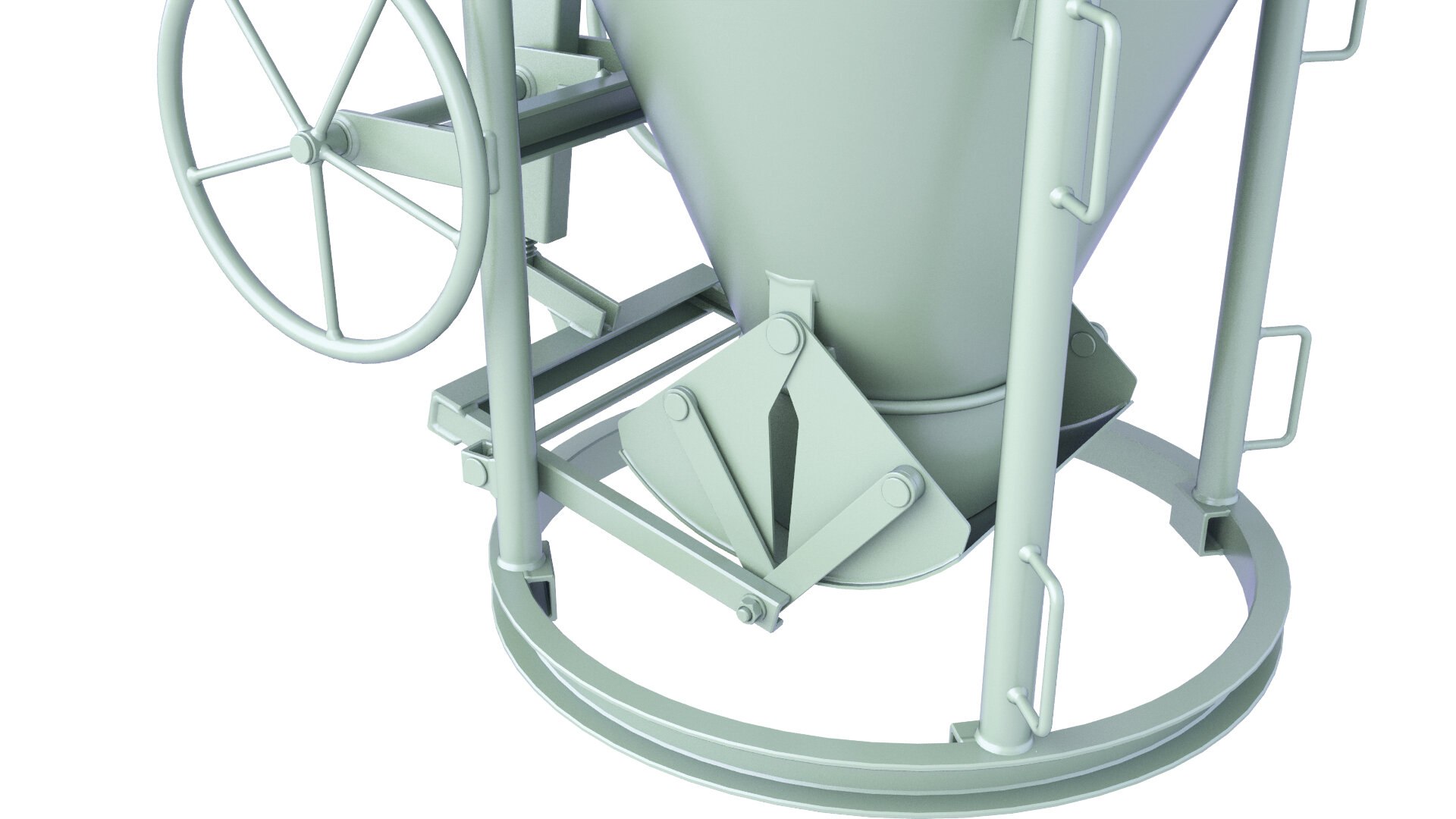 3D Model Industrial Concrete Bucket Hopper 1 - TurboSquid 1992885