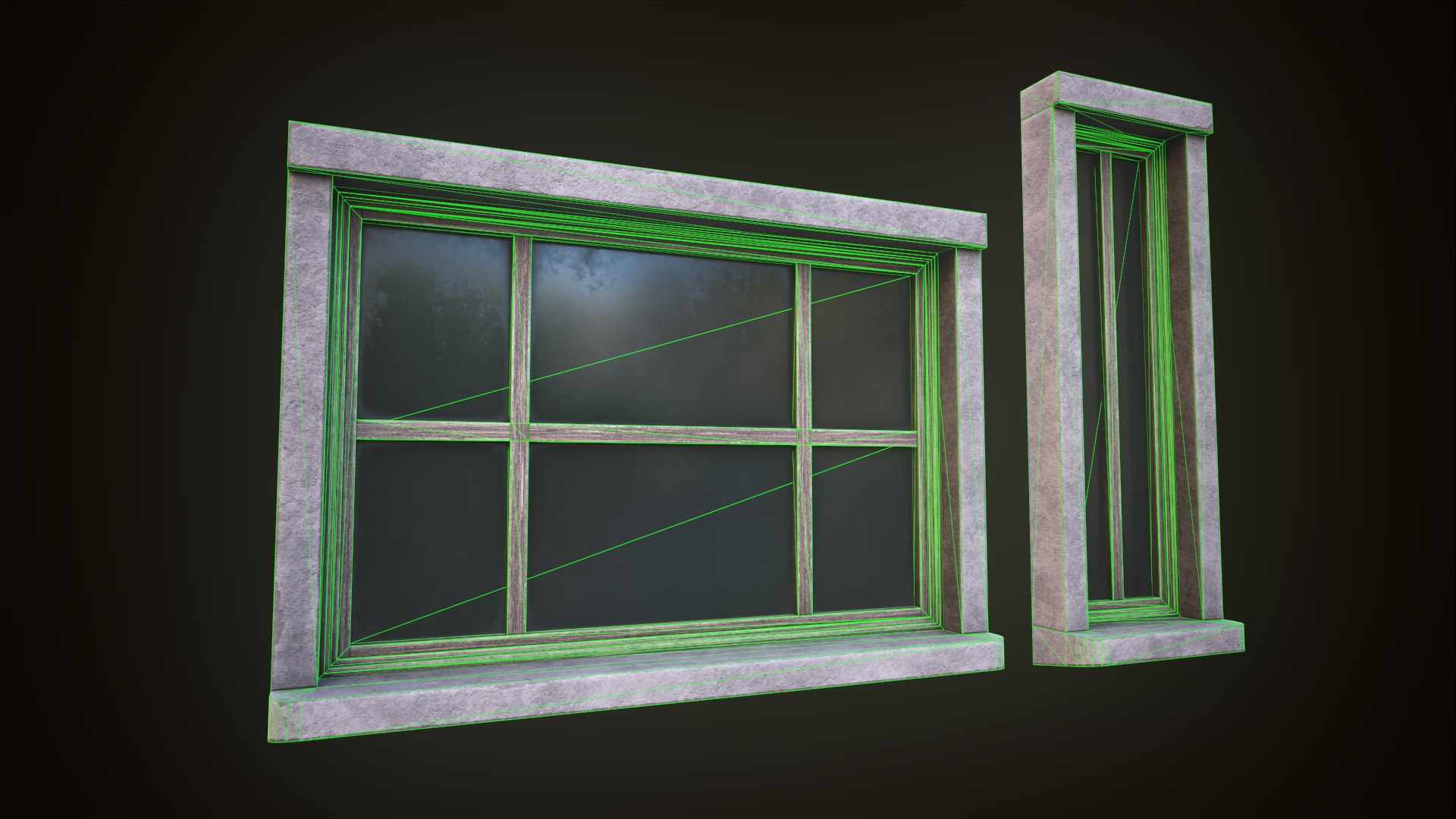 3D Set Of Different Windows Model - TurboSquid 2049481