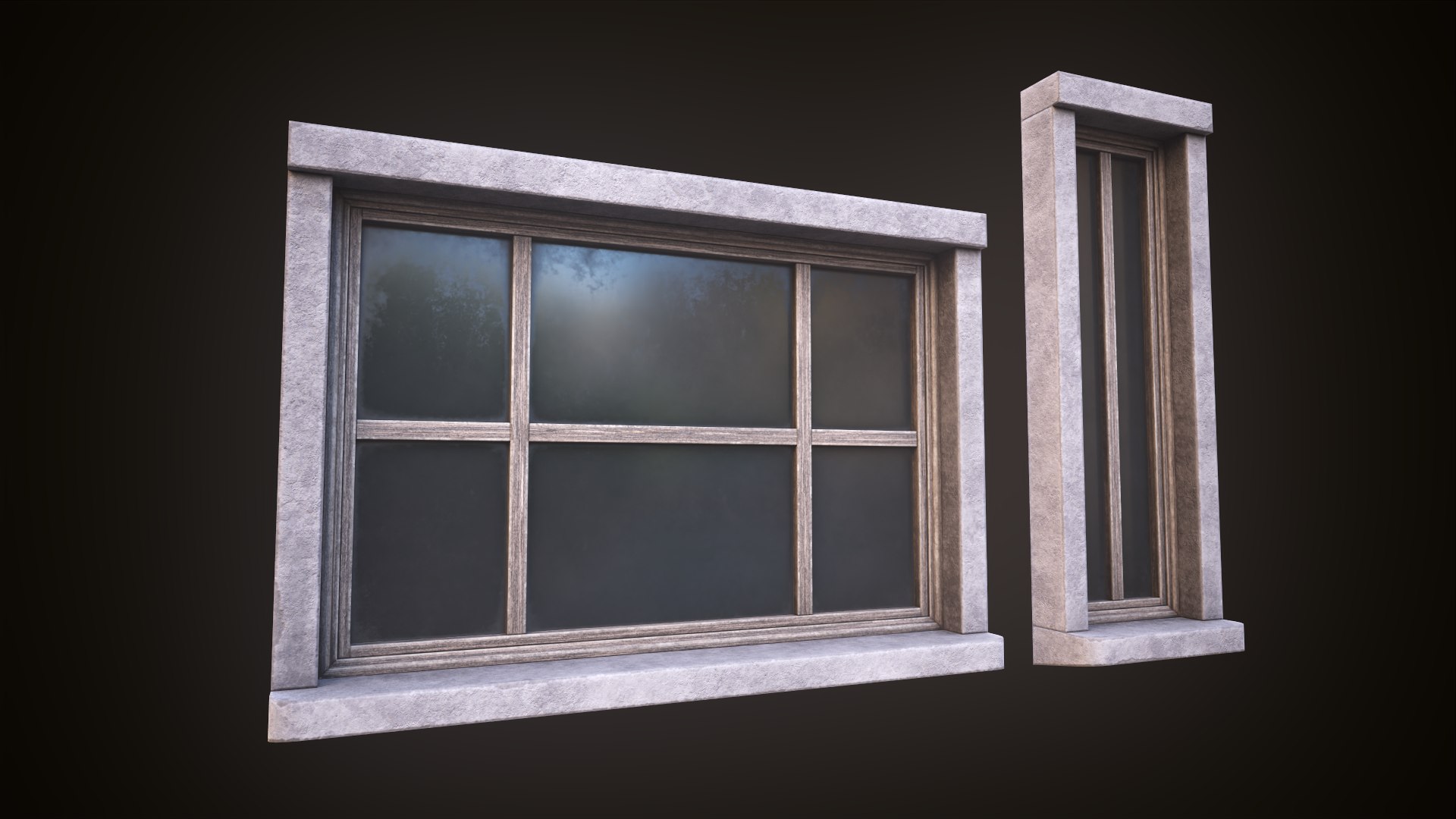 3D Set Of Different Windows Model - TurboSquid 2049481