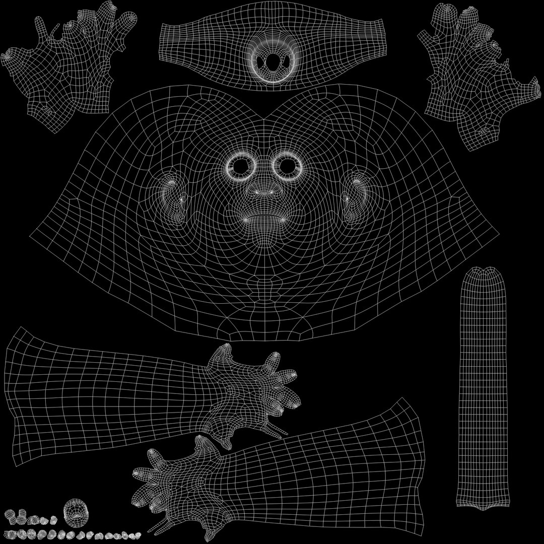 Stylized Monkey NoRig 3D - TurboSquid 2012665
