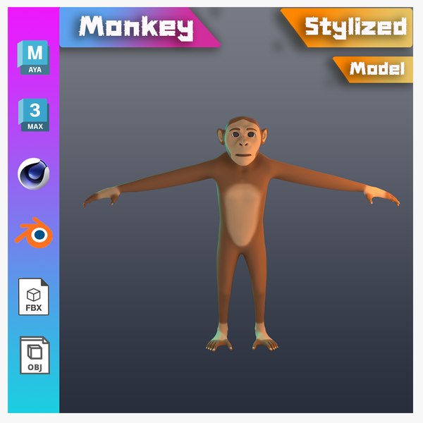 Monkey Blender Models for Download | TurboSquid