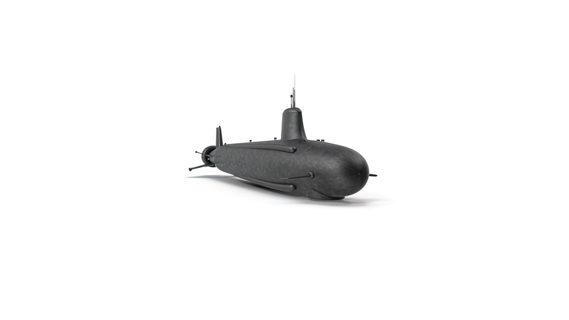 3D Attack Submarine Model - TurboSquid 2185142