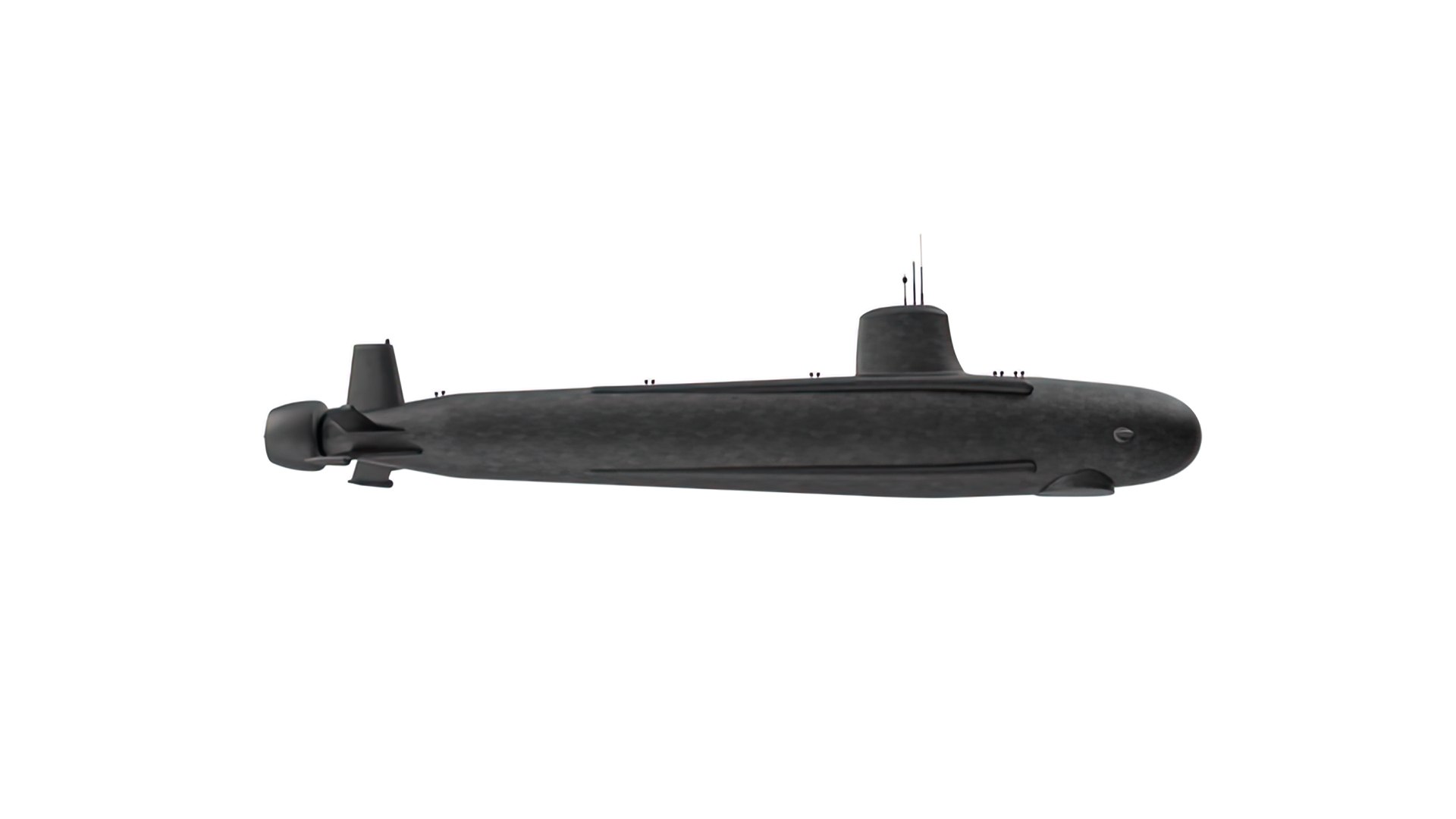 3D Attack Submarine Model - TurboSquid 2185142