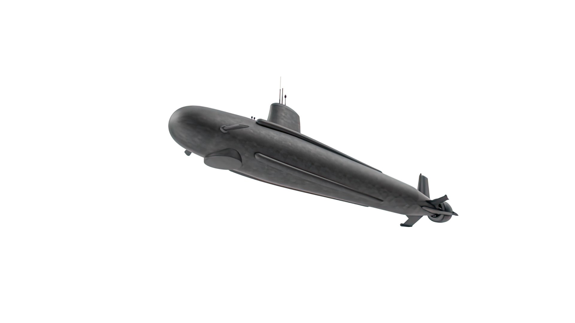 3D Attack Submarine Model - TurboSquid 2185142