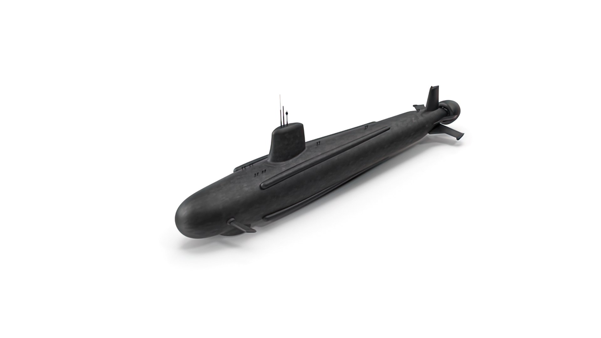 3D Attack Submarine Model - TurboSquid 2185142