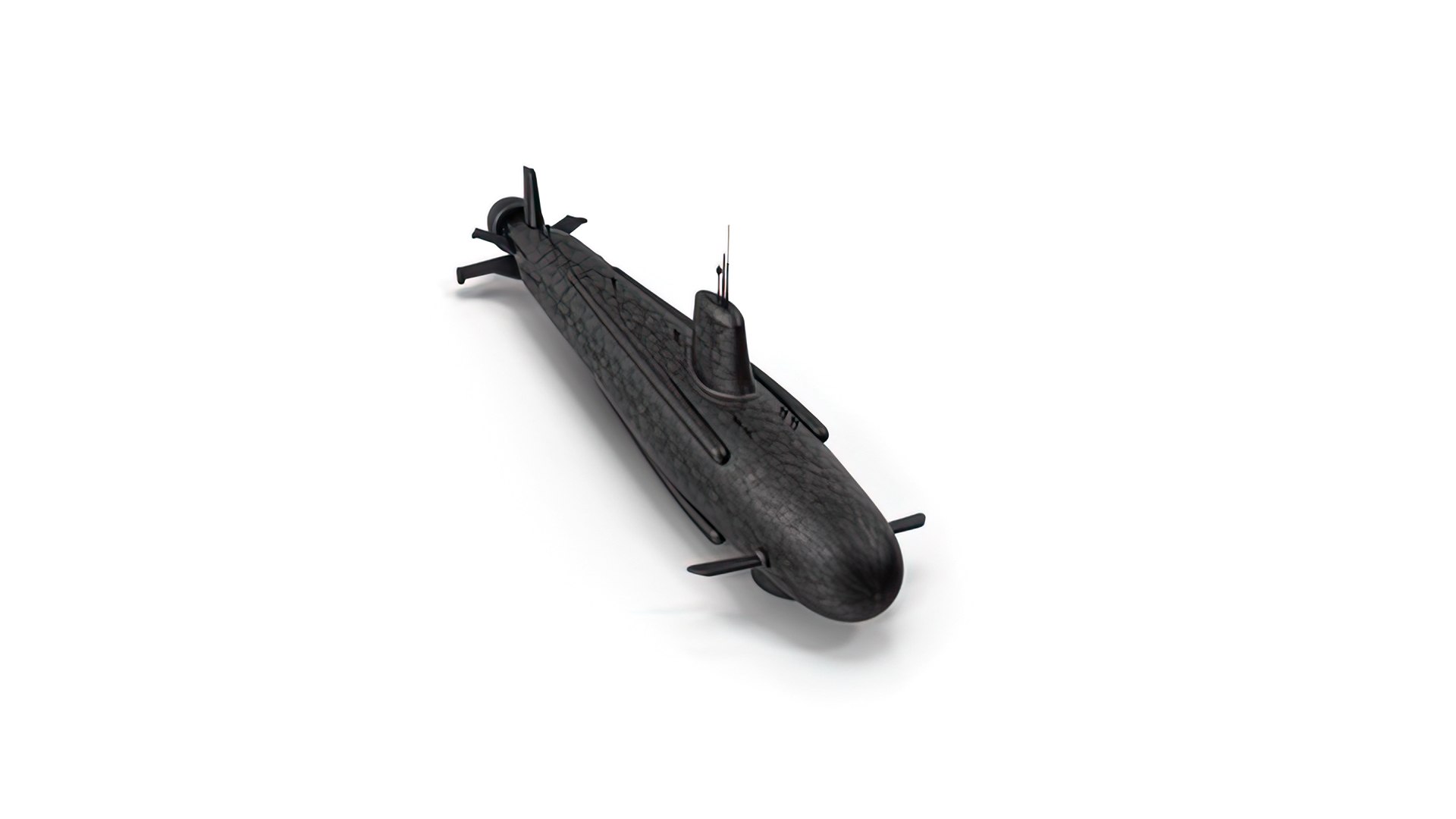 3D Attack Submarine Model - TurboSquid 2185142