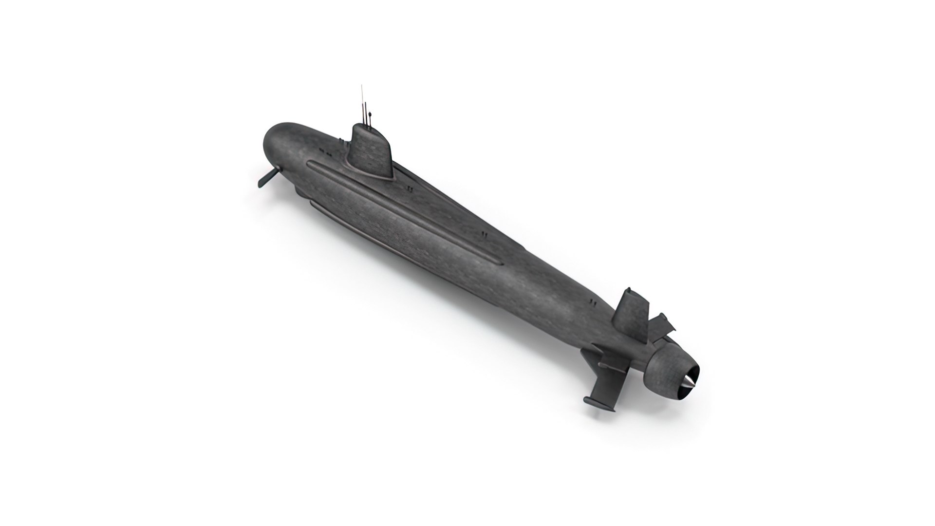 3D Attack Submarine Model - TurboSquid 2185142