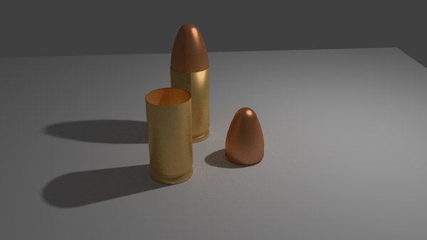 9mm Bullet Blender Models for Download | TurboSquid