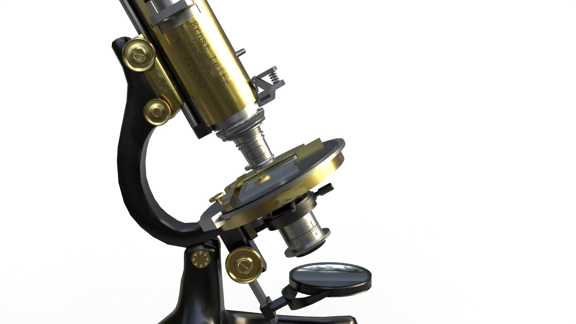 3D Ernst Leitz Wetzlar Microscope Model - TurboSquid 1984017